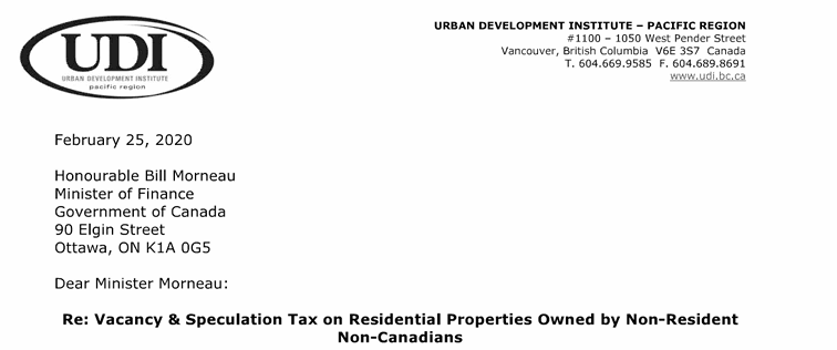 A 2017 letter from the UDI to the Federal government offered a series ...